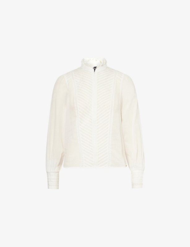 ME AND EM - Geometric Jacquard Stretch-Cotton Trousers | Selfridges.com