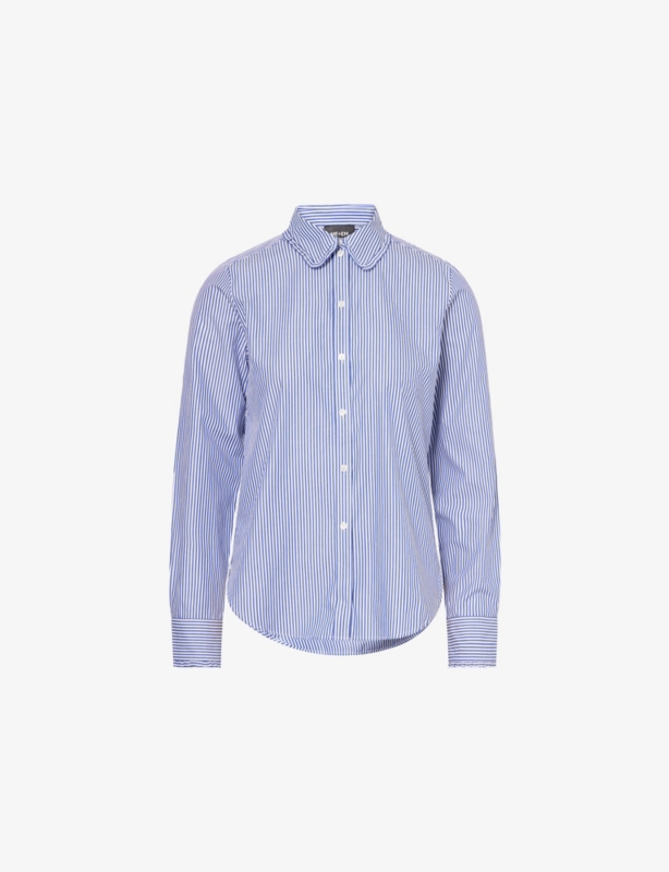 ME AND EM - Geometric Jacquard Stretch-Cotton Trousers | Selfridges.com