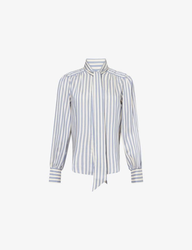 ME AND EM - Polka-Dot Collared Woven Midi Dress | Selfridges.com