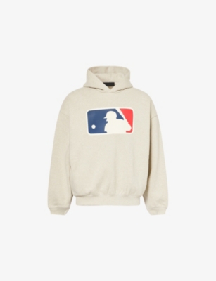 FEAR OF GOD ESSENTIALS - MLB Sport Graphic-Print Cotton-Blend Hoody ...
