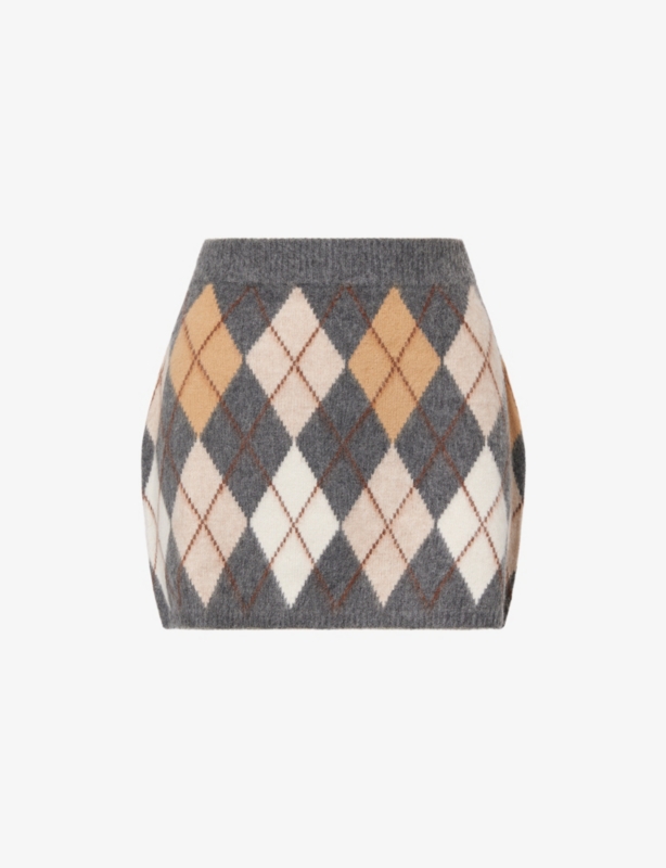 FRAME - Brushed-Knit Argyle Wool-Blend Cardigan | Selfridges.com