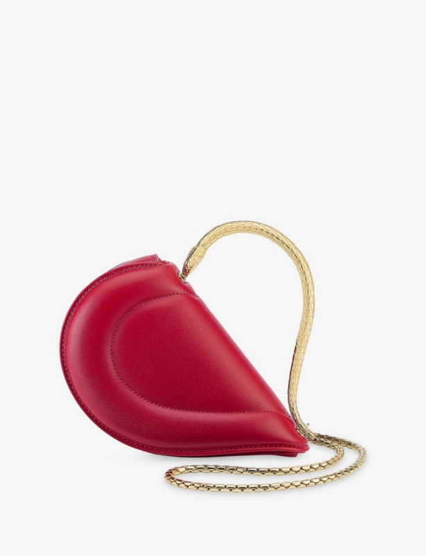 BVLGARI - Serpenti Cuoricino Mini Leather Top Handle Bag | Selfridges.com