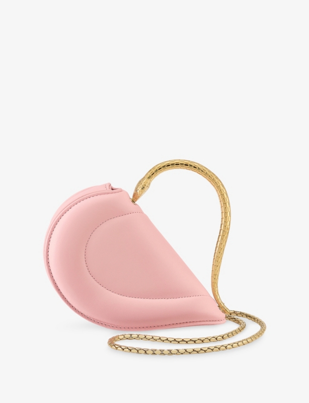 BVLGARI - Serpenti Cuoricino Mini Leather Top Handle Bag | Selfridges.com