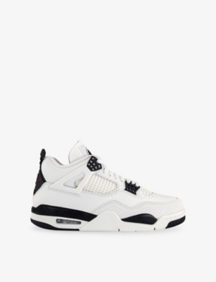 JORDAN - Air Jordan 4 Retro Leather and Mesh Trainers | Selfridges.com