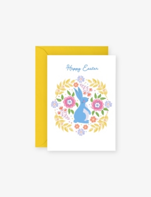 CENTRAL 23 - Easter Bunny Florals Easter Card | Selfridges.com