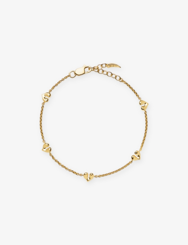 MISSOMA - Molten Heart Statement 18ct Yellow Gold-Plated Brass Earrings ...