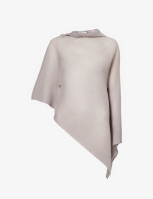 ISSEY MIYAKE - Scarf Sheer Pleated Cape Shirt | Selfridges.com