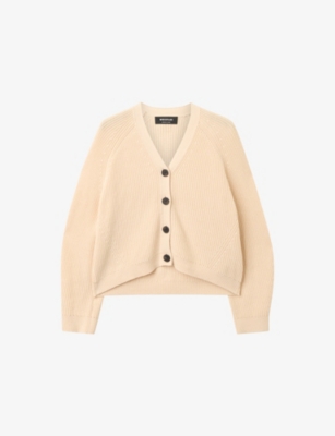 WHISTLES - V-Neck Knitted Cotton Cardigan | Selfridges.com