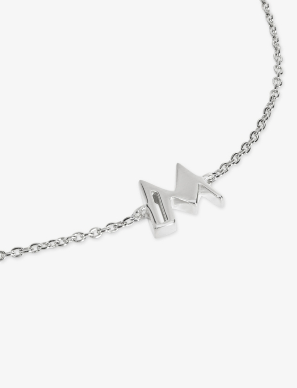 MONICA VINADER - Initial G 925 Sterling Silver Chain Bracelet ...