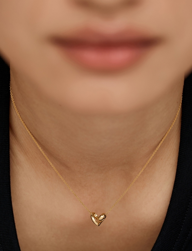 MONICA VINADER - Infinity Heart Small 18ct Yellow Gold Vermeil Stud ...