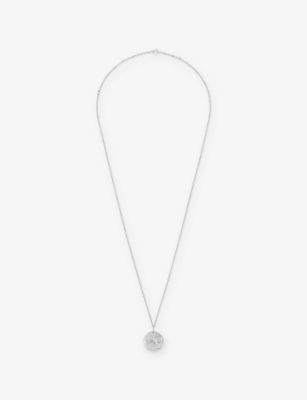 VAN CLEEF & ARPELS - Zodiaque Medal Taurus 18ct White-Gold Pendant ...
