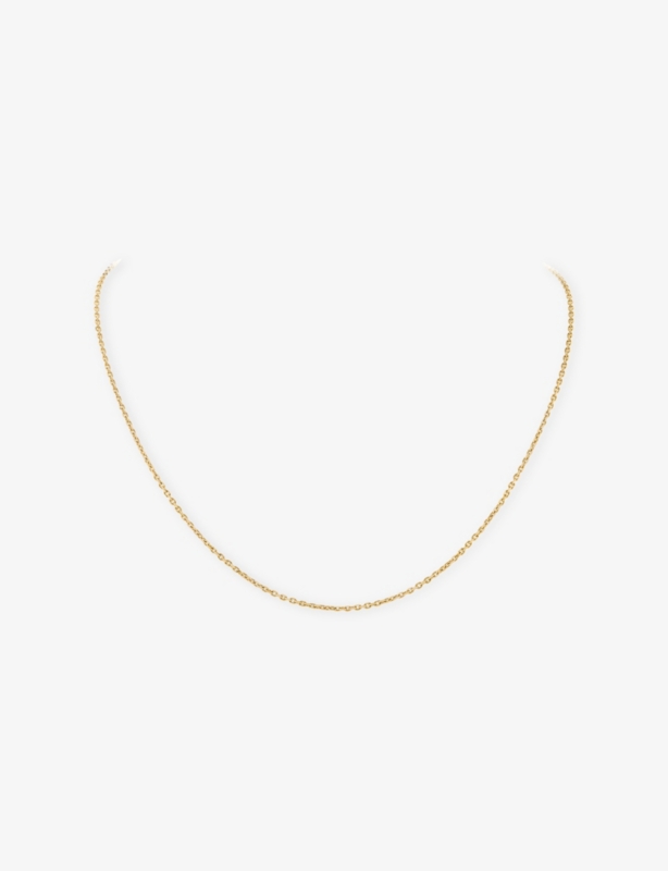 VAN CLEEF & ARPELS - Angle Filed Trace Chain 18ct White Gold Necklace ...