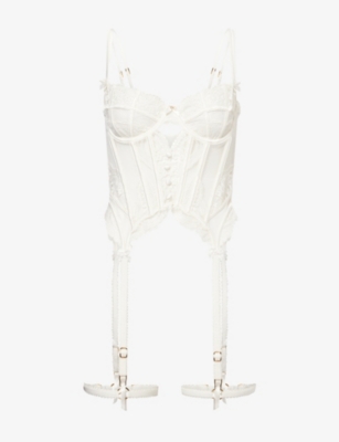 LOUNGE UNDERWEAR: Bridal Elizabeth Lace Basque