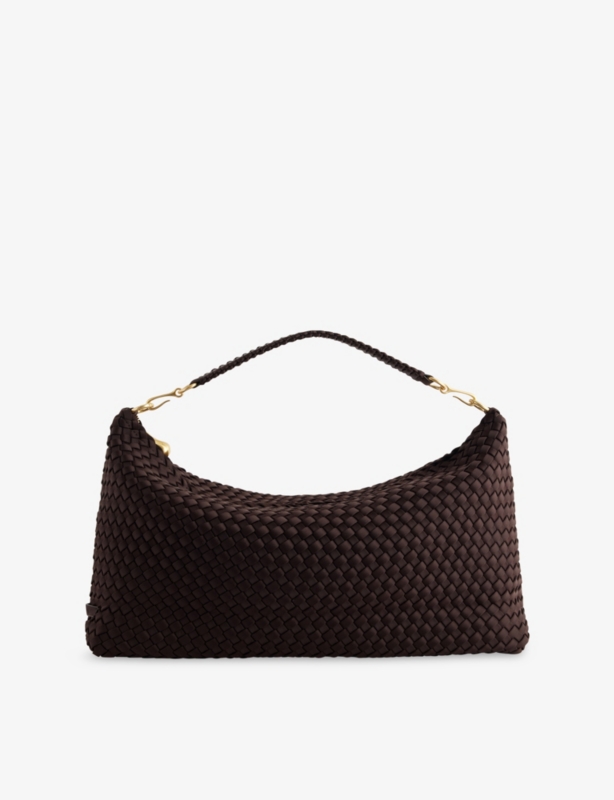 NAGHEDI - Porto Halfmoon Small Woven Shoulder Bag | Selfridges.com