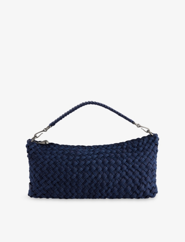 NAGHEDI - Porto Halfmoon Medium Woven Shoulder Bag | Selfridges.com